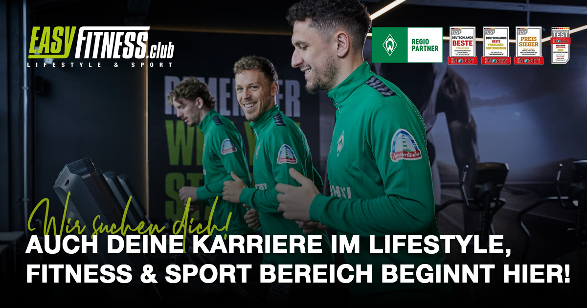 Aktuelle Jobangebote | Easyfitness Team